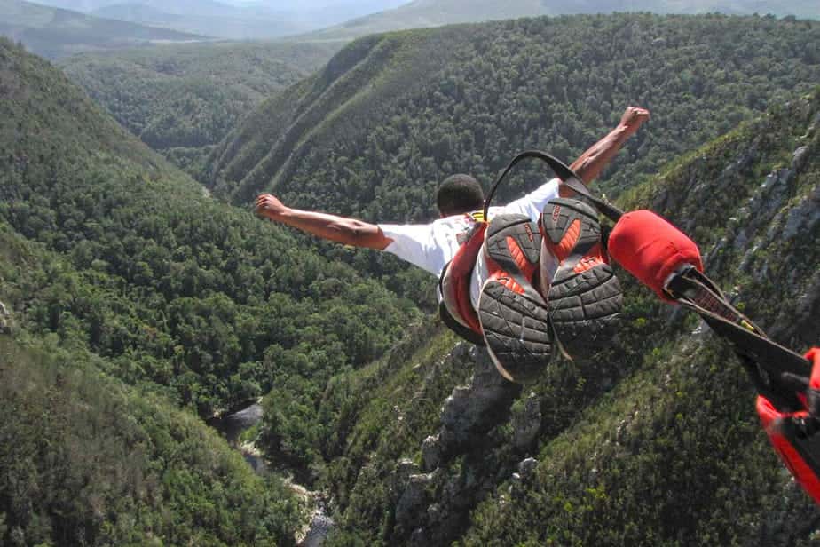Hoogste bungeejump ter wereld: Bloukransbrug in Zuid-Afrika
