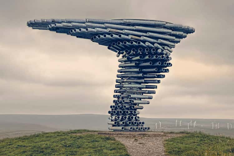 Singing, Ringing Tree: Kunstwerk dat geluid maakt door de wind