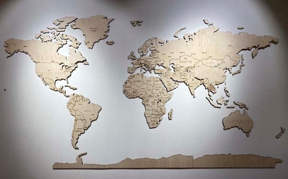 De 10 Mooiste Wereldkaarten voor aan je muur - Droomplekken.nl