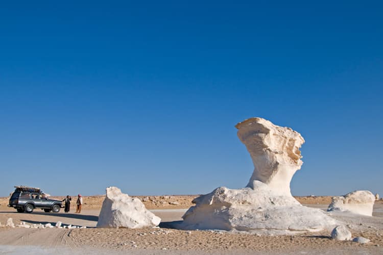 Westelijke Woestijn of Witte Woestijn van Egypte - Droomplekken.nl