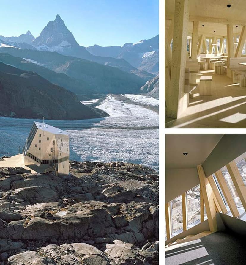 Slaap in de mooiste berghut: Monte Rosa Hütte - Droomplekken.nl